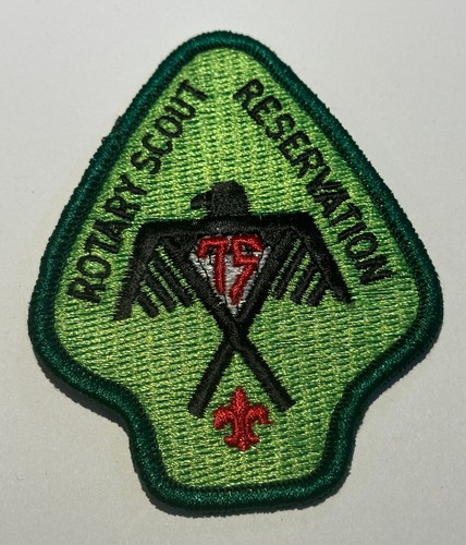 Rotary Scout reservation Camp Green Patch Boy Scout RC3 | eBay