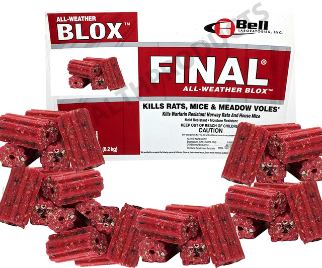 Bell Final BLOX Professional Mouse Rat Poison ALL WEATHER trap ...