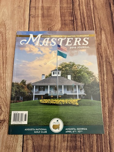 MASTERS GOLF TOURNAMENT OFFICIAL JOURNAL Magazine Lot Of 3 2016 2018 ...