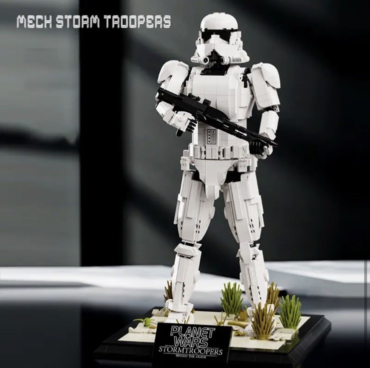 1713 Piece Newly Released Star Wars Mecha Storm Trooper Building Block ...