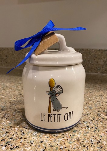 Rae Dunn Ratatouille “Le Petit Chef” Small Canister, Sugar Bowl, Jar ...