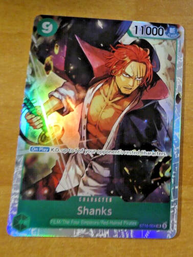 ONE PIECE ENGLISH CARD GAME HOLO CARTE ST16 Shanks ST16-004 ST EN JCC ...