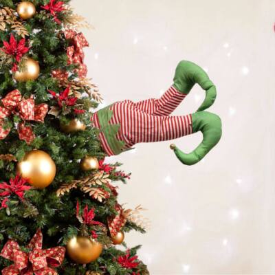 Wizardi Animated Elf Legs Kickers. Christmas Decor F07M4-30-W232B | eBay