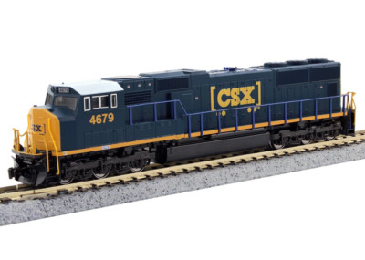 Kato 176-7616 EMD SD70M Flat Radiator CSX #4679 DC Locomotive N Scale ...