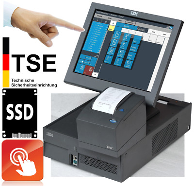 IBM Touchscreen Tse Till Register System For Restaurant Printer Raid ...