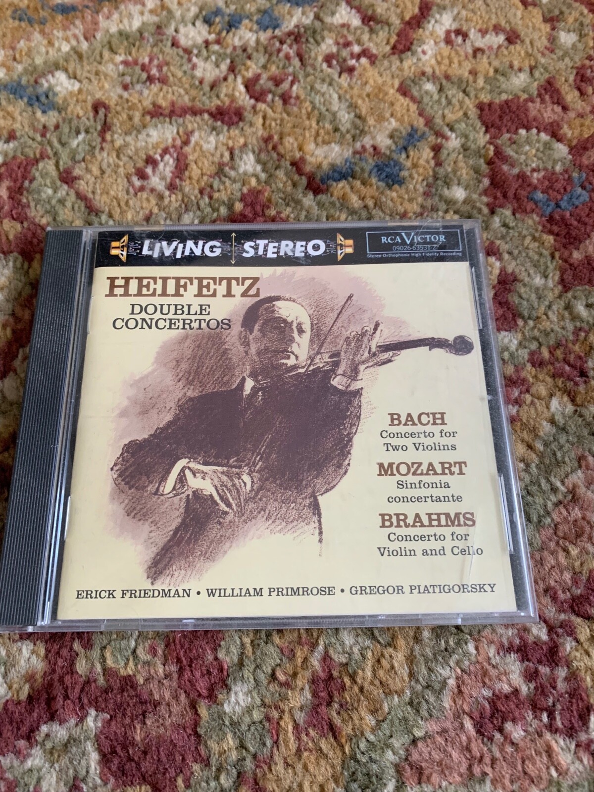 Heifetz plays Double Concertos (Bach, Mozart, Brahms) USED CD ...