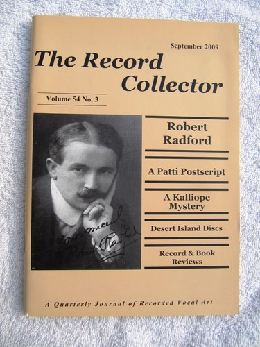 THE RECORD COLLECTOR Magazine 2009 Vol 54 No 3 Robert Radford Discography Patti | eBay