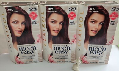 Clairol Nice'n Easy Women's Permanent Hair Color--#4BG (3-pack) | eBay