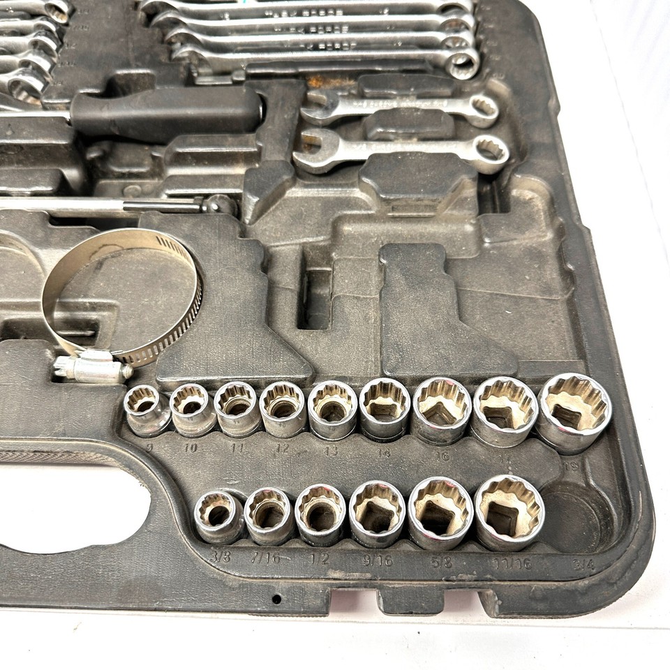 Task Force Open End Wrench Set and Socket Set With Storage Case | eBay