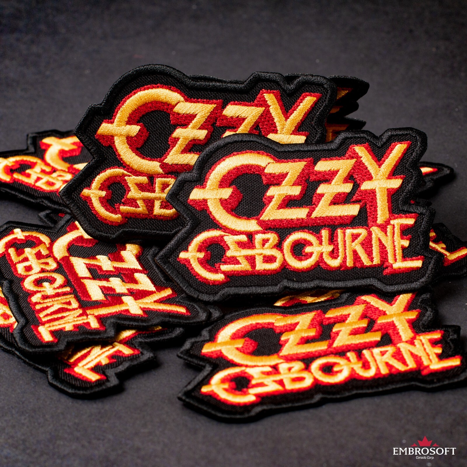Ozzy Osbourne Classic Patch Hard Rock / Embroidered Iron On (3.5" x 2.3 ...