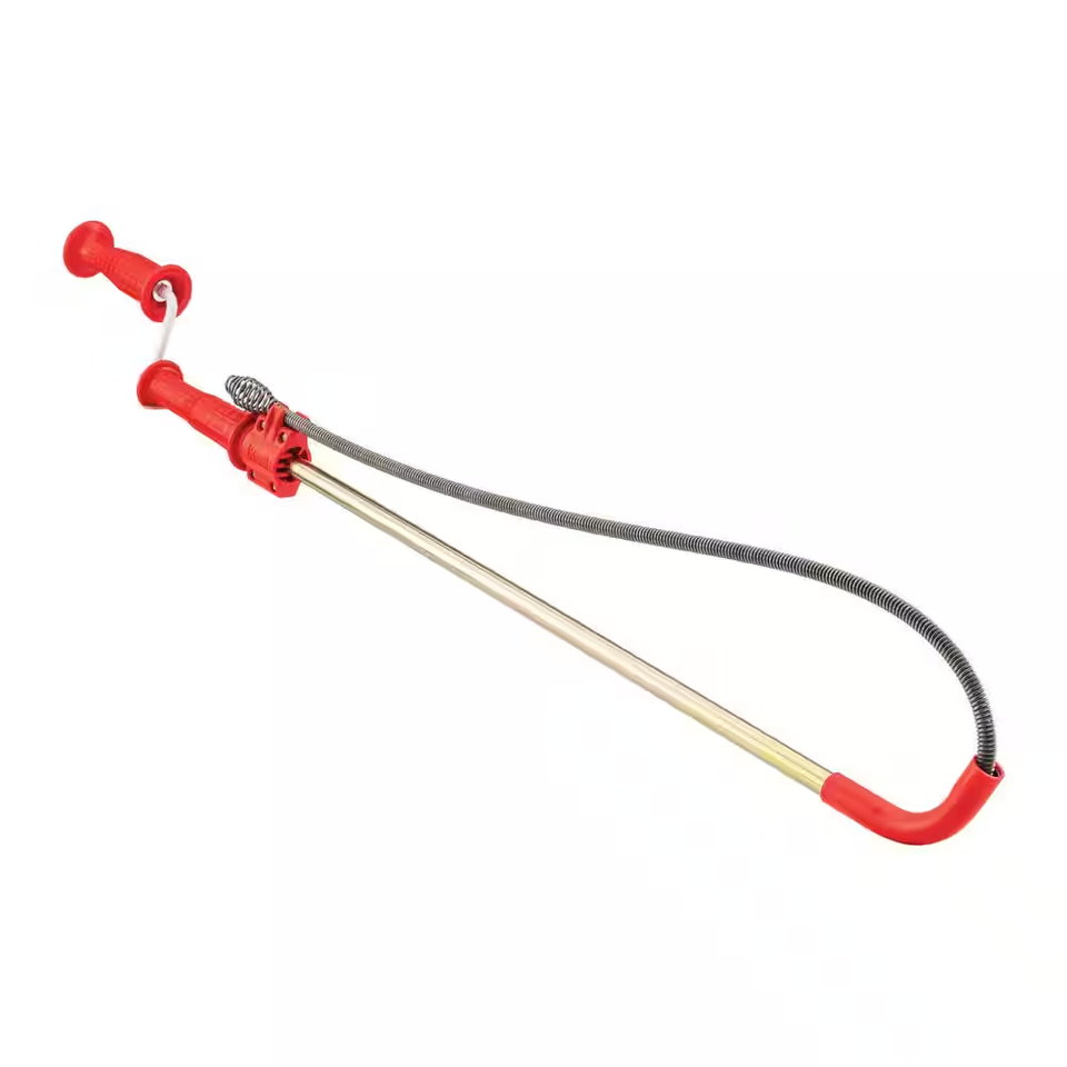 Ridgid 3 Ft. Toilet Auger Snake Hand Crank Bulb Head Plumber Drain ...