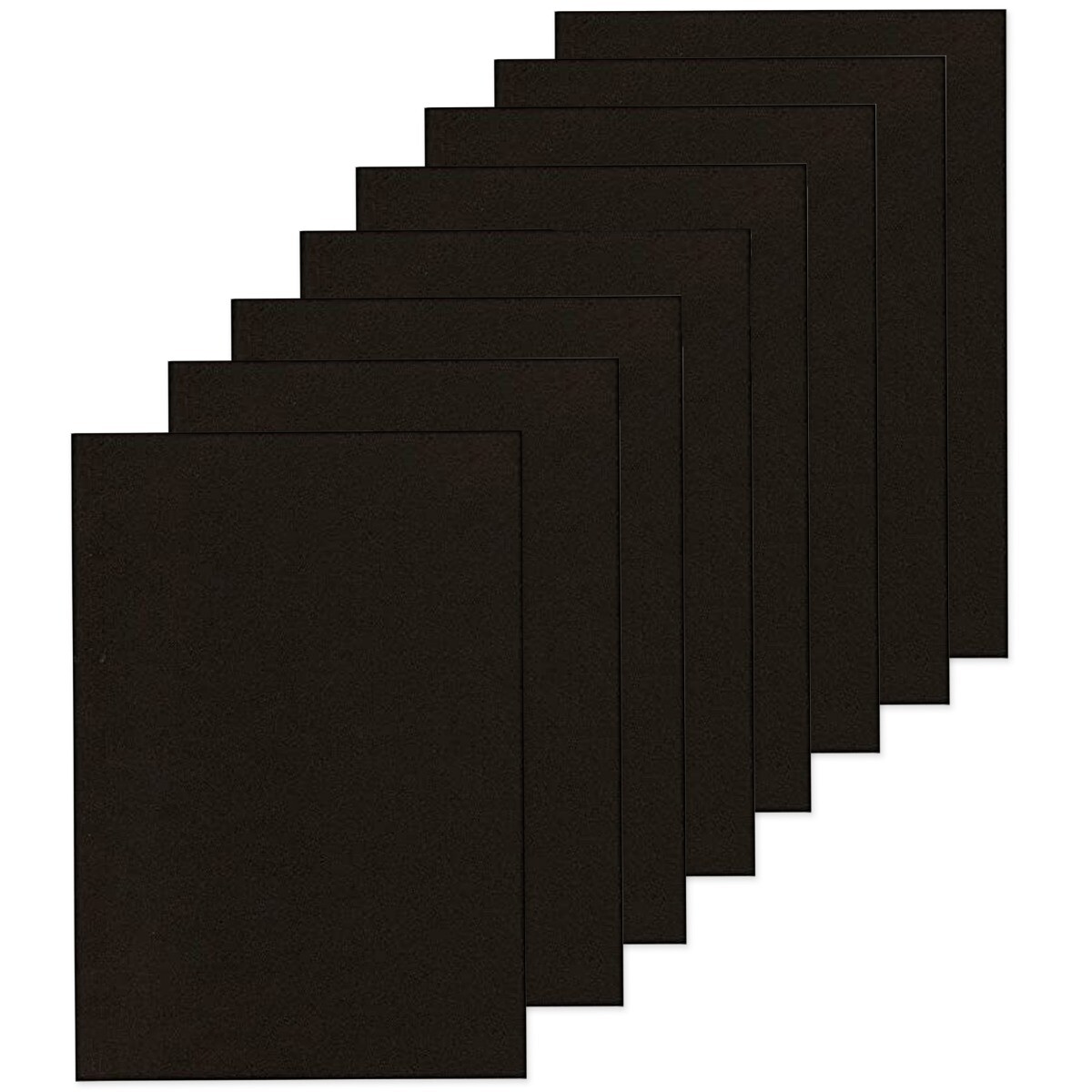 8Pc DOUBLE SIDED BLACK CARD SHEETS Large A3 Scrapbooking Mount Display ...