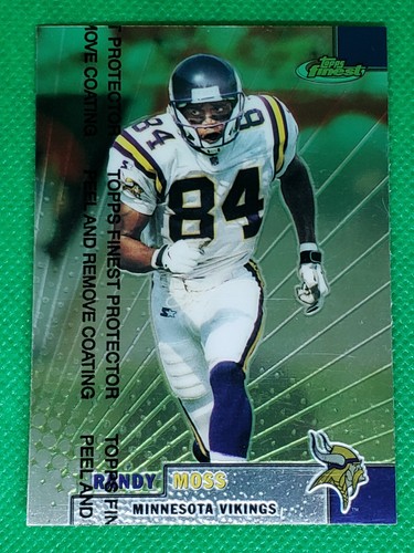 1999 Topps Finest #50 Randy Moss HOF Minnesota Vikings / Marshall | eBay