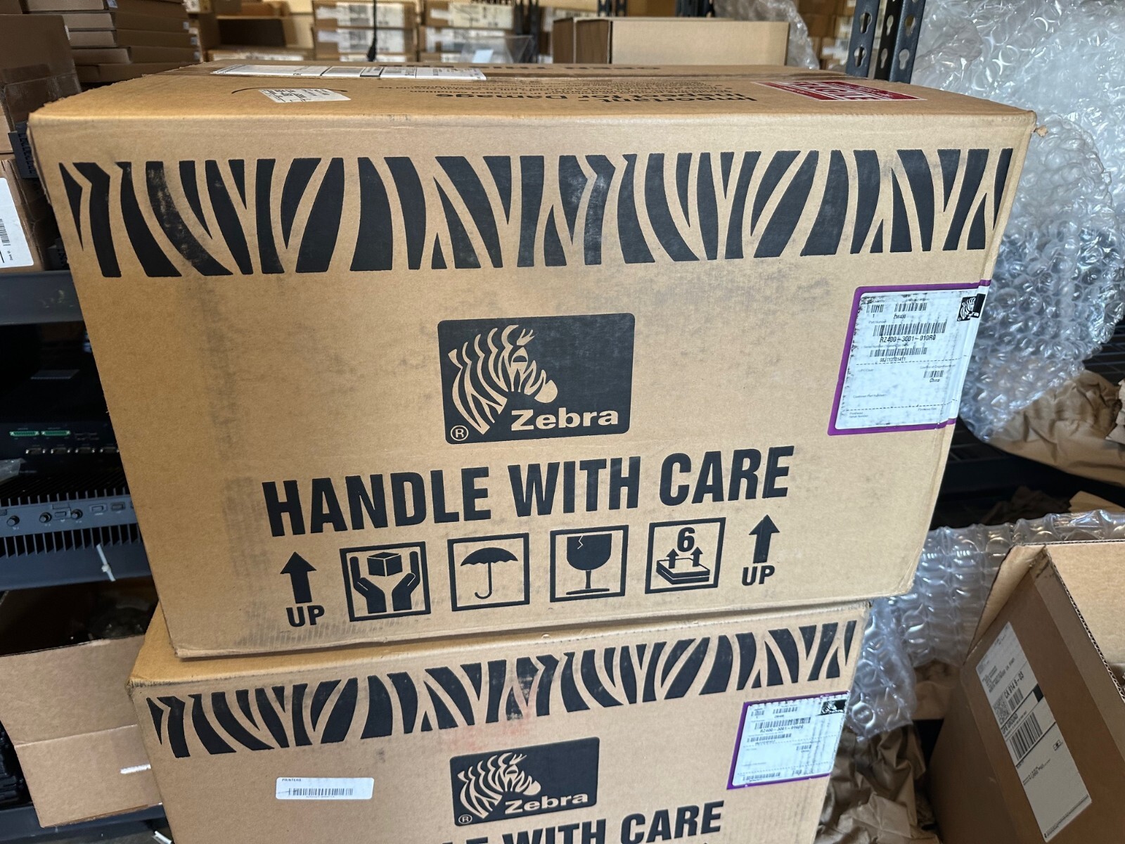 NEW ZEBRA RZ400 RFID NETWORK THERMAL LABEL PRINTER RZ400-3001-010R0 ...