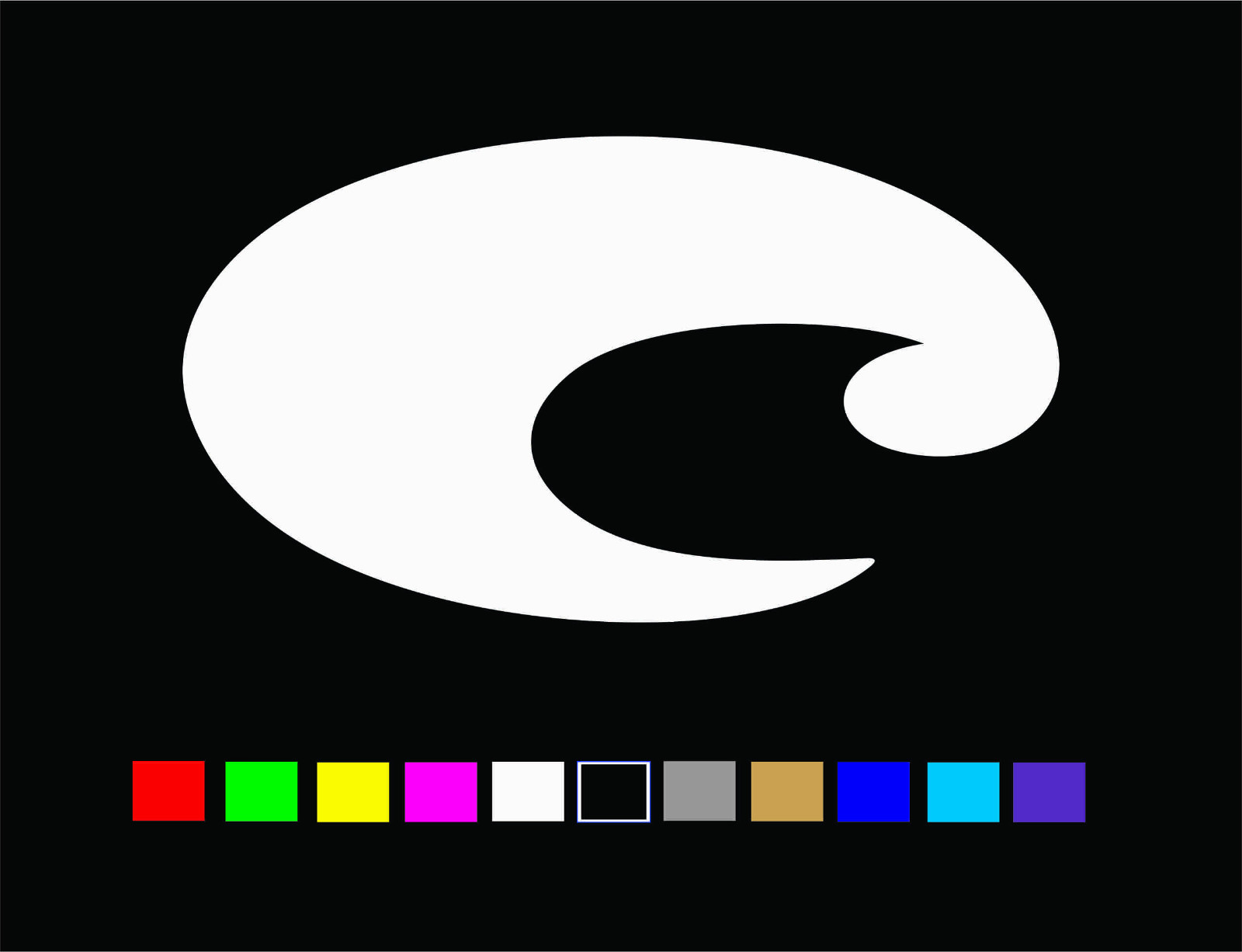 COSTA "C" Logo Vinyl Die Cut Decal Sticker | eBay