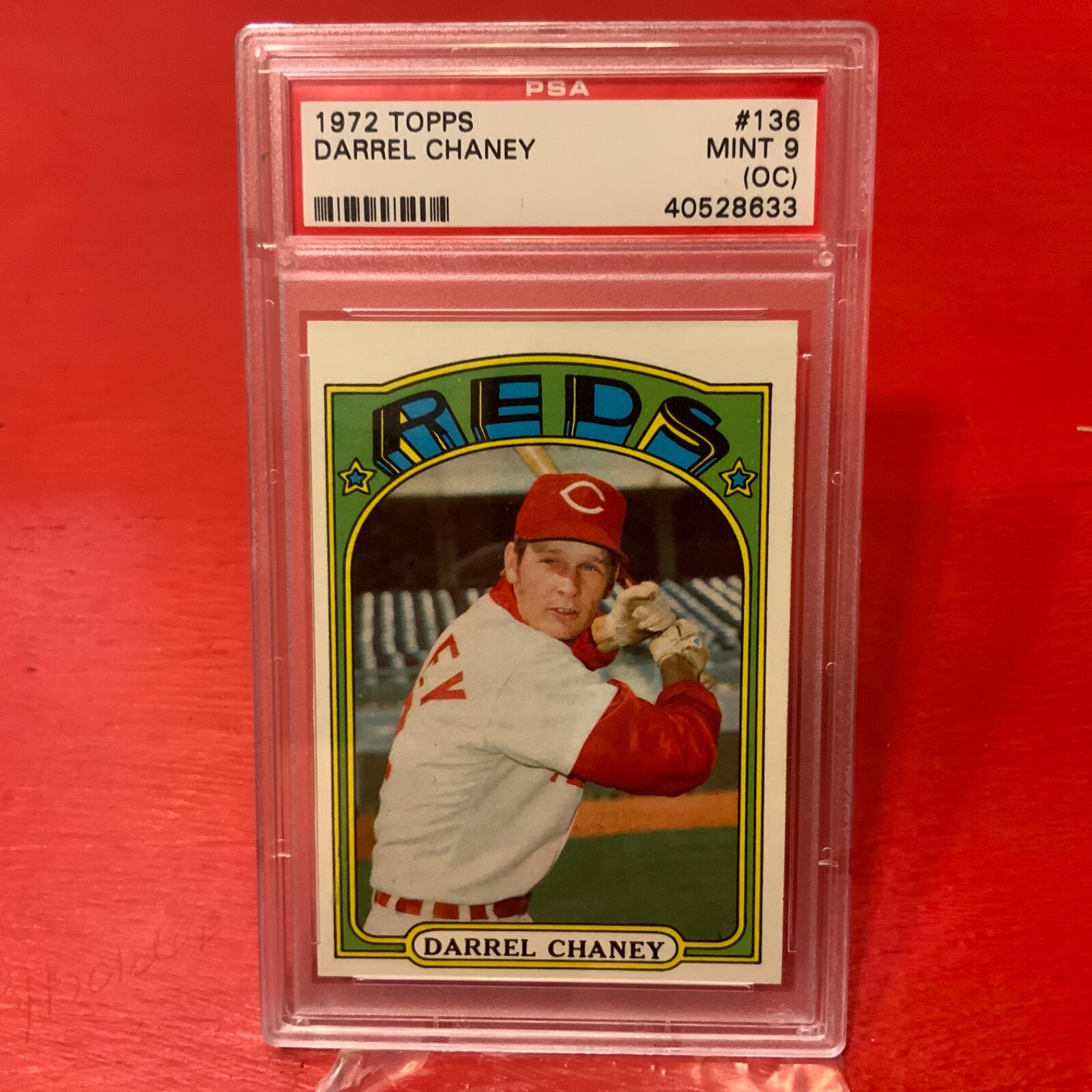 1972 Topps Darrel Chaney #136 *Reds* PSA 9 MINT (OC) | eBay