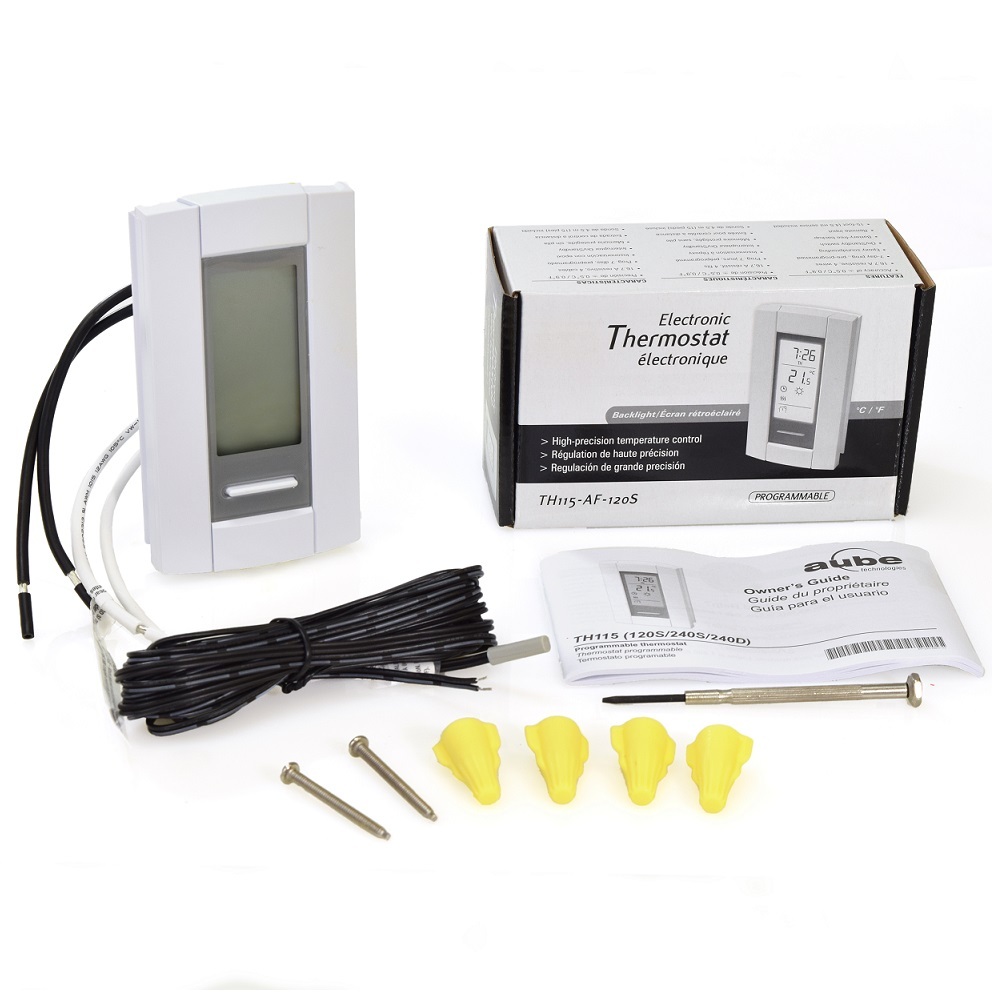 Honeywell / Aube Digital Programmable Thermostat for Radiant Floor ...