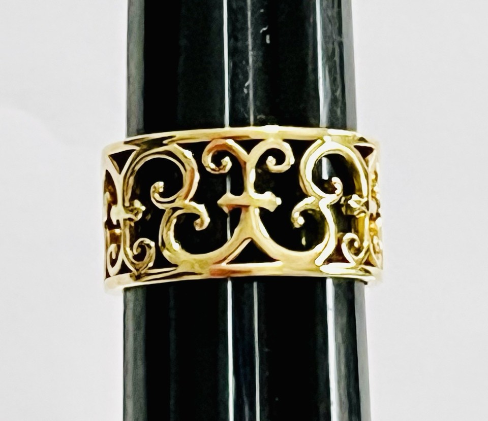 TIFFANY & CO - BEAUTIFUL SOLID 18K YELLOW GOLD MARRAKESH ENCHANT RING ...