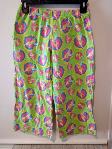 Tinker Bell Women's Size Small Capris Multi Color Elastic Waist Casual ...