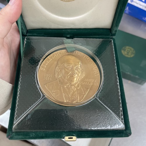 1958 Robert B. Anderson Secretary of the Treasury US Mint 3" Bronze ...