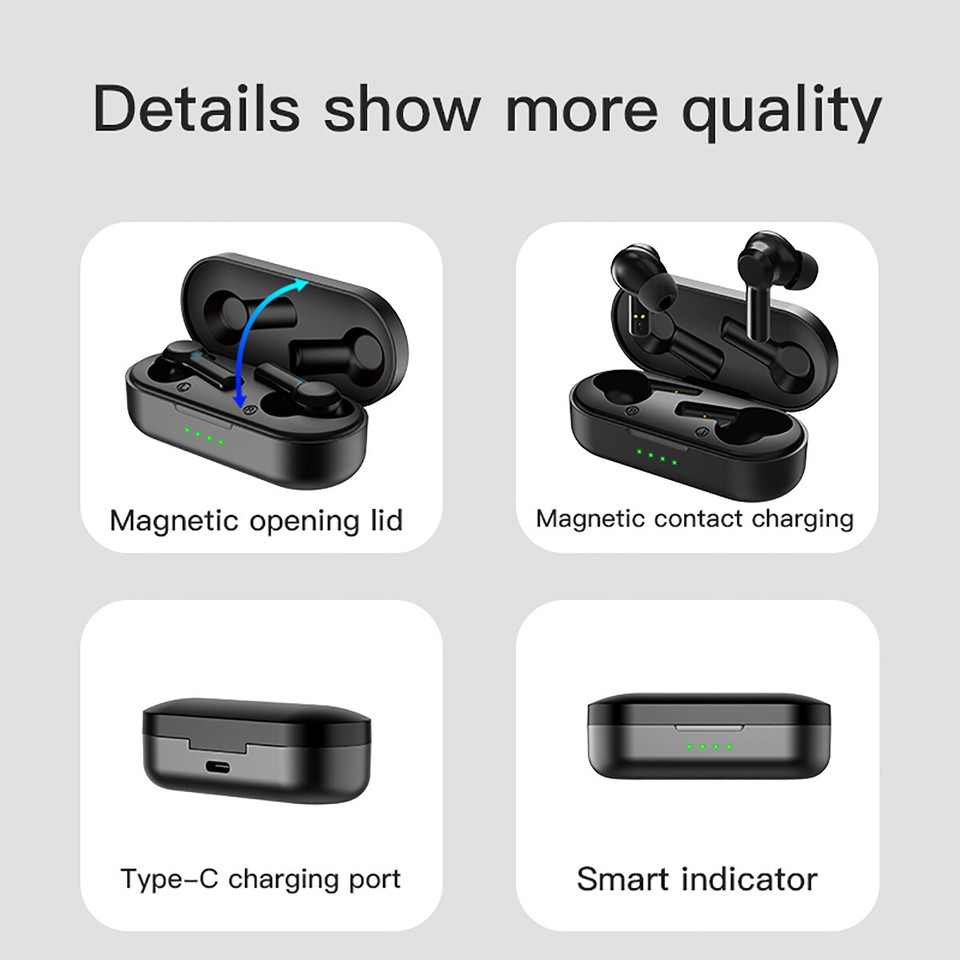 Wireless Bluetooth Earbuds Touch Control Earphones For Samsung S25 ...