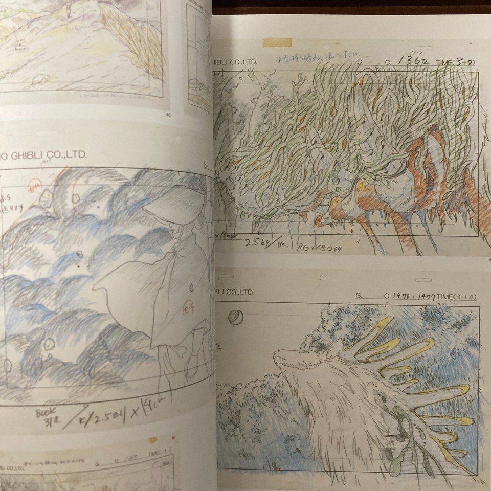 Studio Ghibli Layout Design Exhibition Art Book Hayao Miyazaki ...