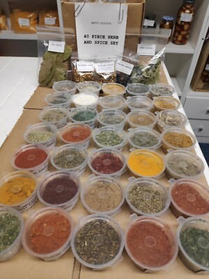40 PIECE HERB AND SPICE SET. SPICE SET. GIFT IDEA | eBay UK