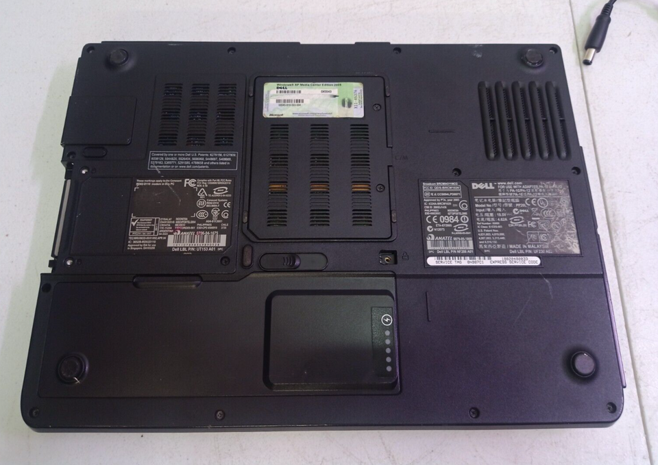 Dell Inspiron E1505 Laptop Intel Core Duo T2050 1.60GHz 2GB RAM 60GB ...