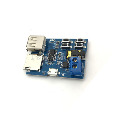 MP3 Format U Disk TF Card decoder board module amplifier decoding audio ...