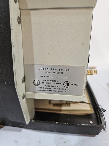 Sears Easi-Load Automatic Super 8MM Projector 584.92020 | eBay