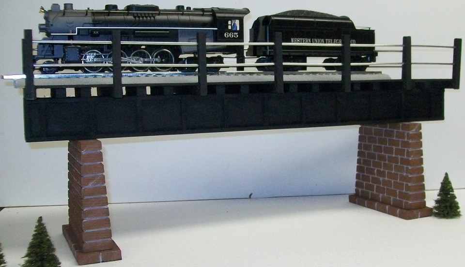 BRIDGE PIERS For O Scale Model Railroad Train Layout / Train Scenery ...