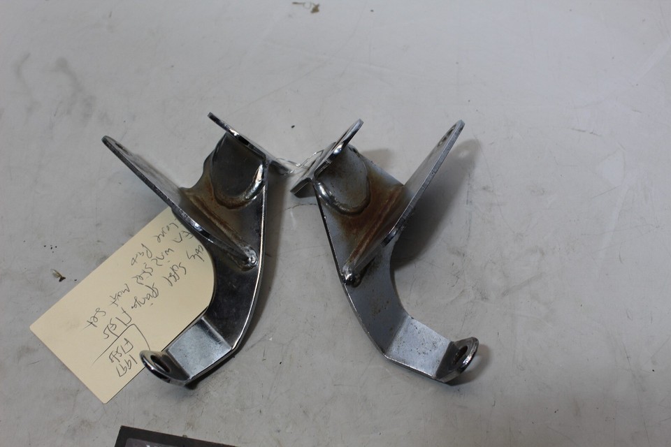 Harley Softail Springer FLSTS OEM Windshield Mount Set Chrome Pair | eBay