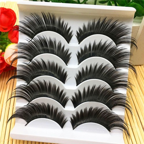 Long False Eyelashes Eye Lashes Extension Exaggerated Styel Makeup ...