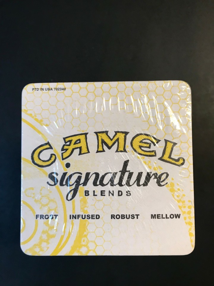 Camel Signature Blends Cardboard Coasters ~ 2007 NOS ~ Factory Sealed ...