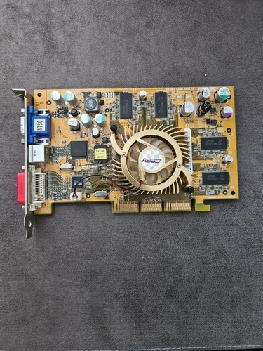 Vintage ASUS V9280 128MB Nvidia GEFORCE4 Ti 4200 AGP Video Graphics ...