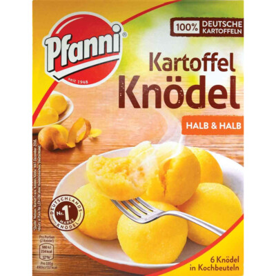Pfanni Kartoffel Knödel halb und halb 6 Stück im Beutel 200g | eBay.de
