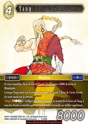Yang [3-095R] / Opus 3 FR - Final Fantasy TCG | eBay