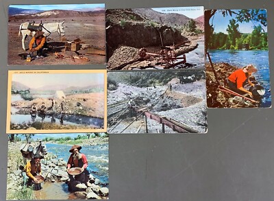 # T4071 MINING / GOLD MINING POSTCARD LOT, 6 DIF. CARDS | eBay