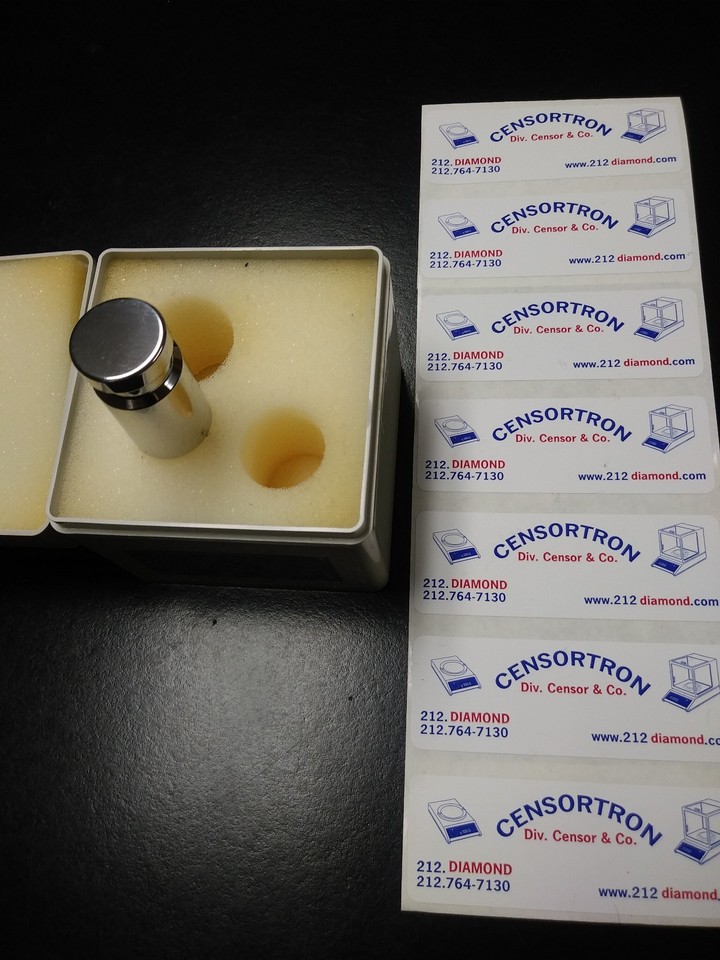 CALIBRATION WEIGHT METTLER TOLEDO NEW ! CLASS E2 100 GRAM , 40% more ...
