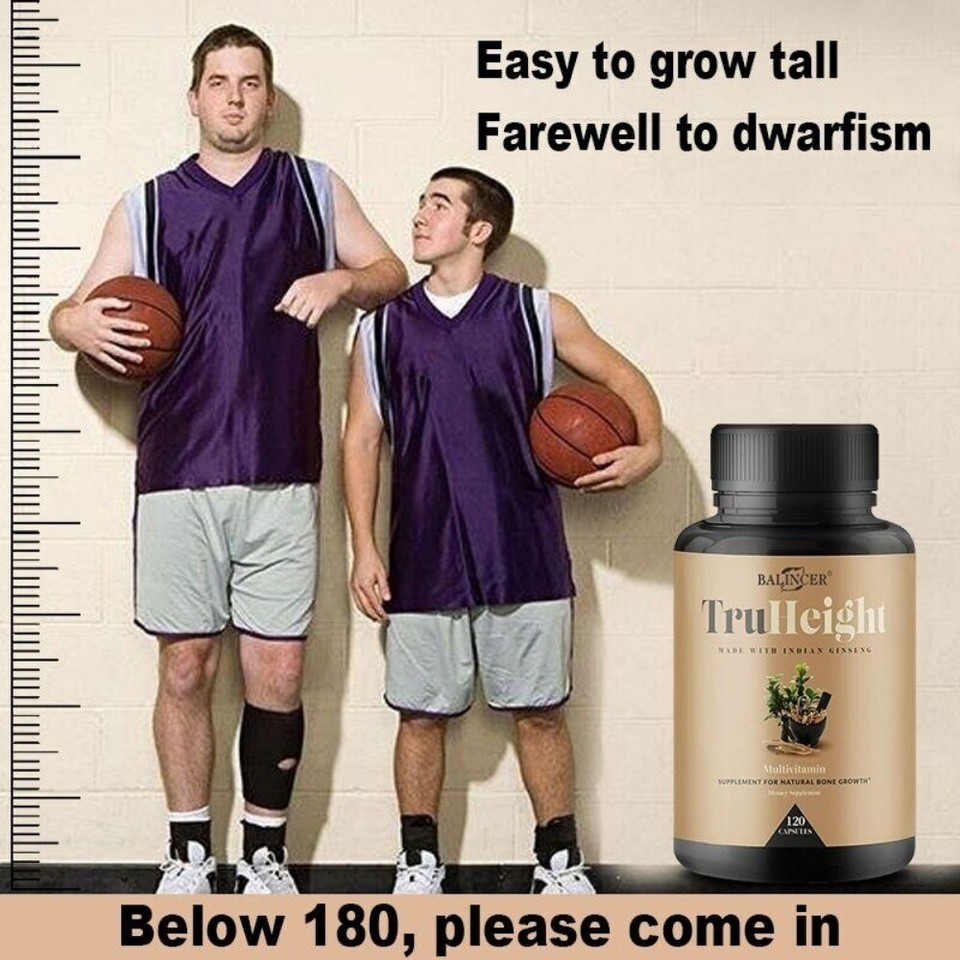 TruHeight Growth - Height Enhancer - Indian Ginseng 120 Capsules | eBay