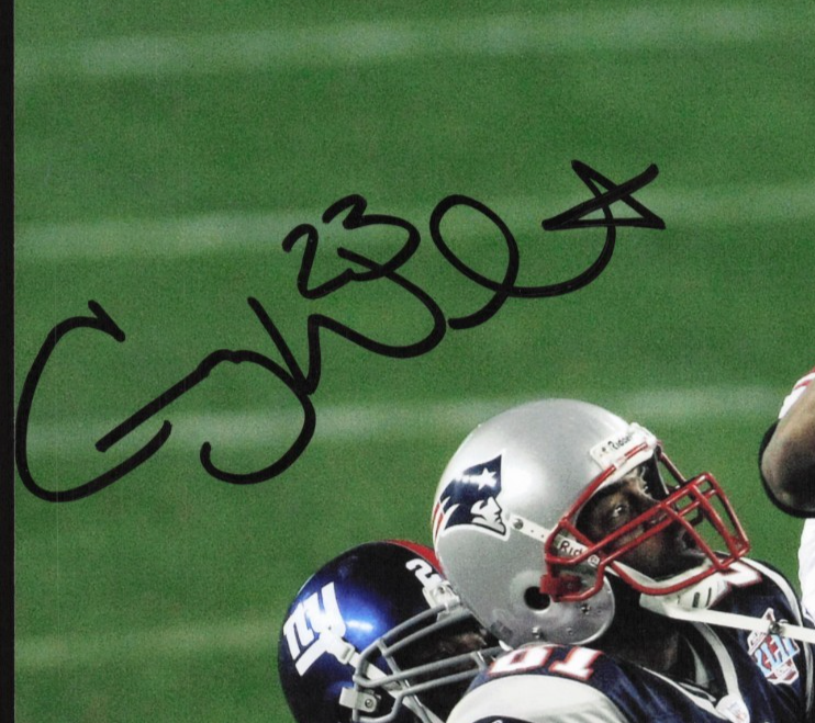 Corey Webster Autographed 8x10 Photo NY Giants Super Bowl XLII (52 ...