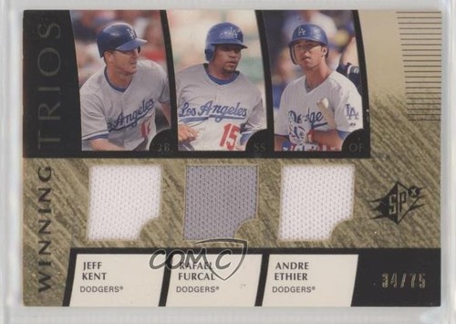 2008 SPx - Winning Trios Jeff Kent, Rafael Furcal, Andre Ethier #WT-KFE ...