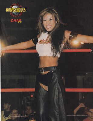 Chae WCW Nitro Girls 2001 WOW Wrestling Magazine Page 8.5x11 WWF | eBay