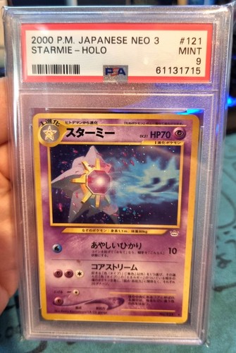 Pokemon Card PSA 9 Starmie Holo Japanese Neo Destiny 3 121 Vintage Rare ...
