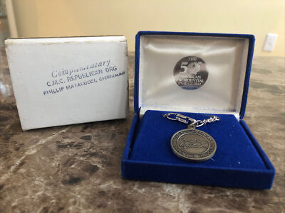 50th Presidential Inaugural Reagan Bush Charm Key Chain - CMC ...