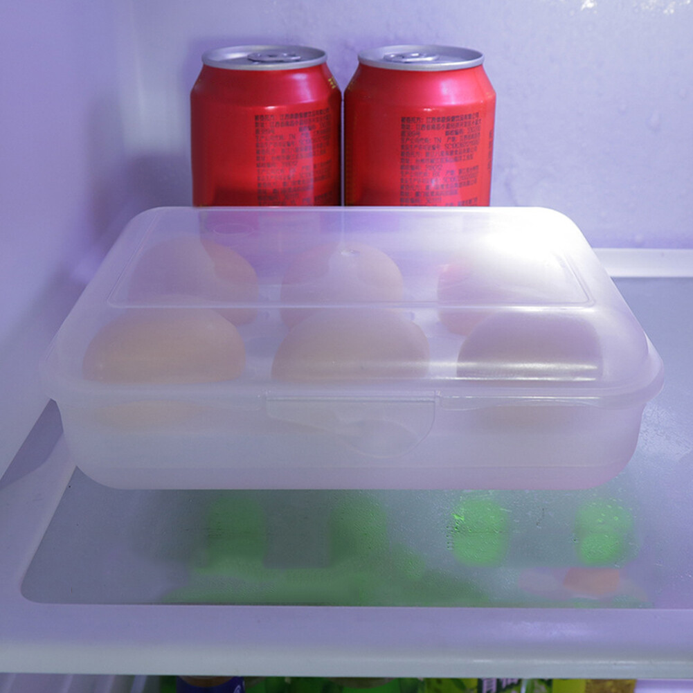 6 Slots Egg Storage Box Portable Egg Tray Container for Outdoor Camping ...