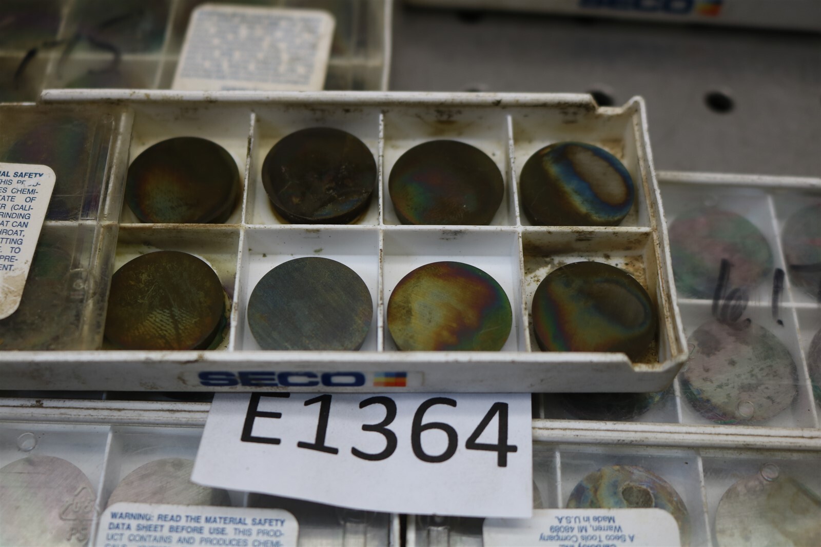 90 Carbide Inserts SECO Round RPC 63 883 - - - E1364 | eBay