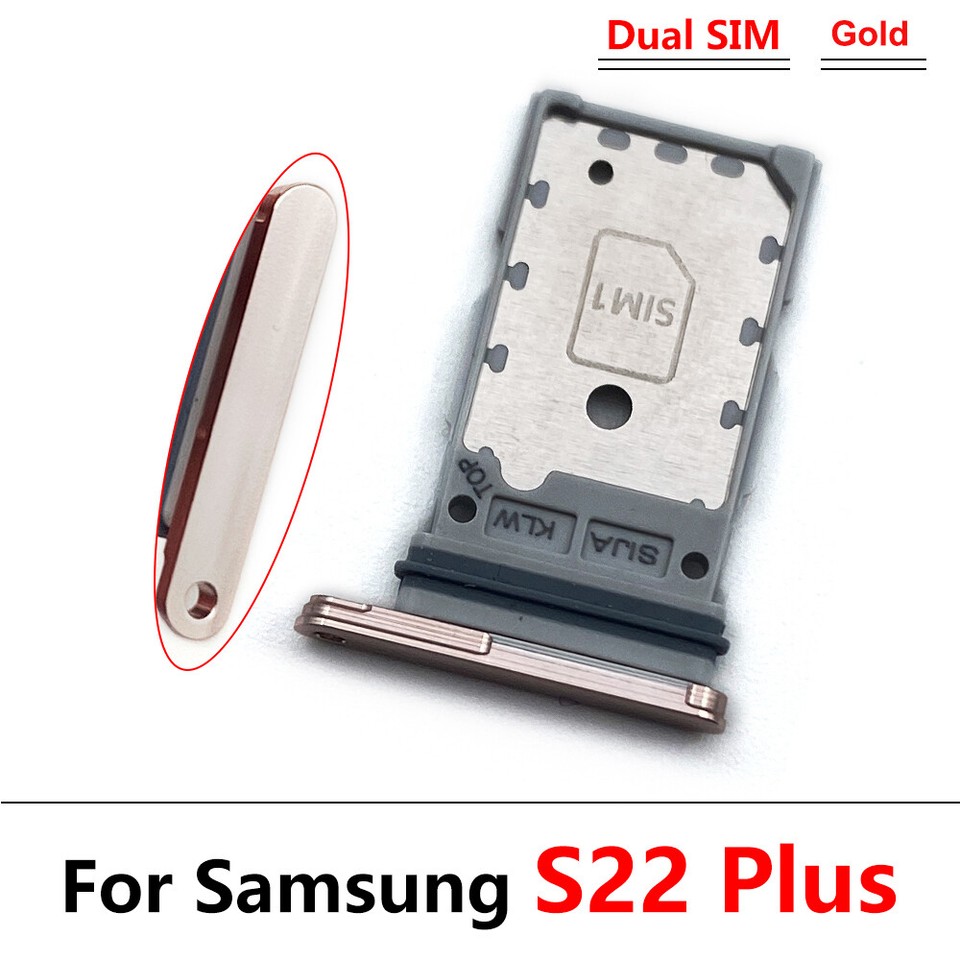 Dual SIM Card Holder Tray Slot Holder Replacement For Samsung Galaxy ...