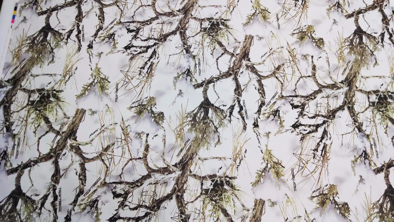 Mc2 Snow Camo Cotton Poly Twill Fabric 60"w Hunting Camouflage Water ...