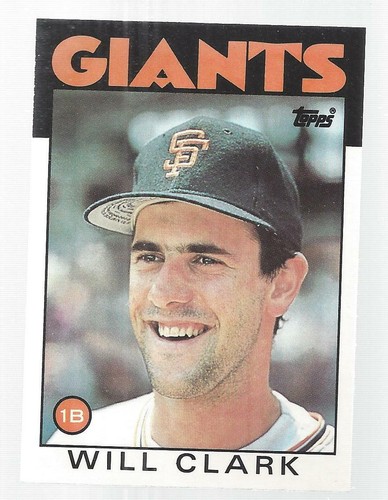 Will Clark Collectors Lot of 10 Vintage Rookie Cards 1986 Topps # 24T ...